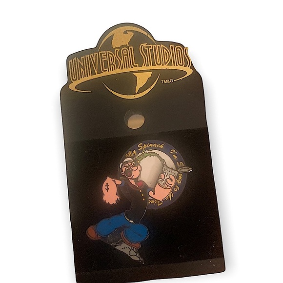 Vintage | Other | Universal Studios Vtg Popeye Enamel Pin | Poshmark